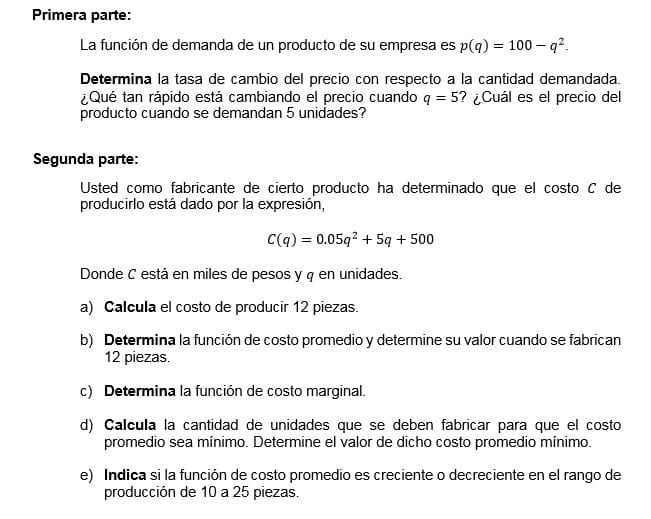 ¿Cómo determino la tasa de cambio y el criterio de la primera derivada? - Matemáticas ...
