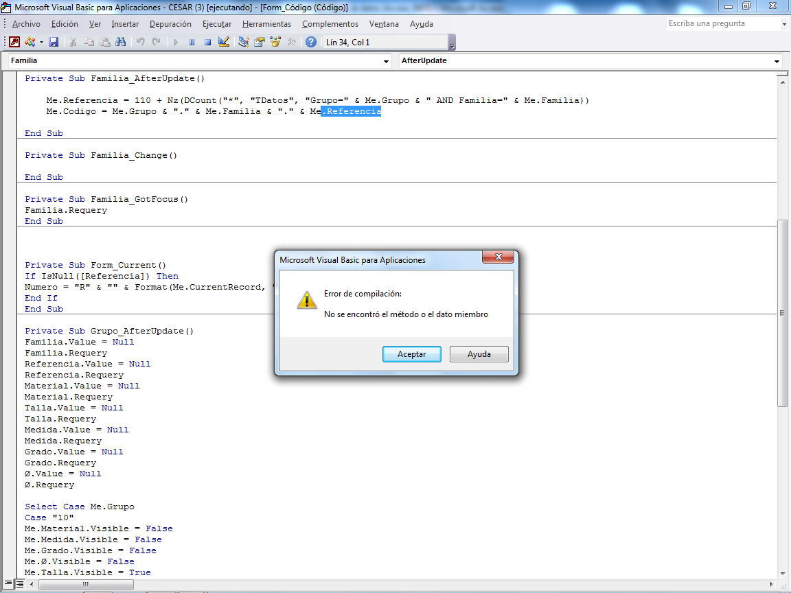 Enumerar registros en formulario access en función de combinación de ...