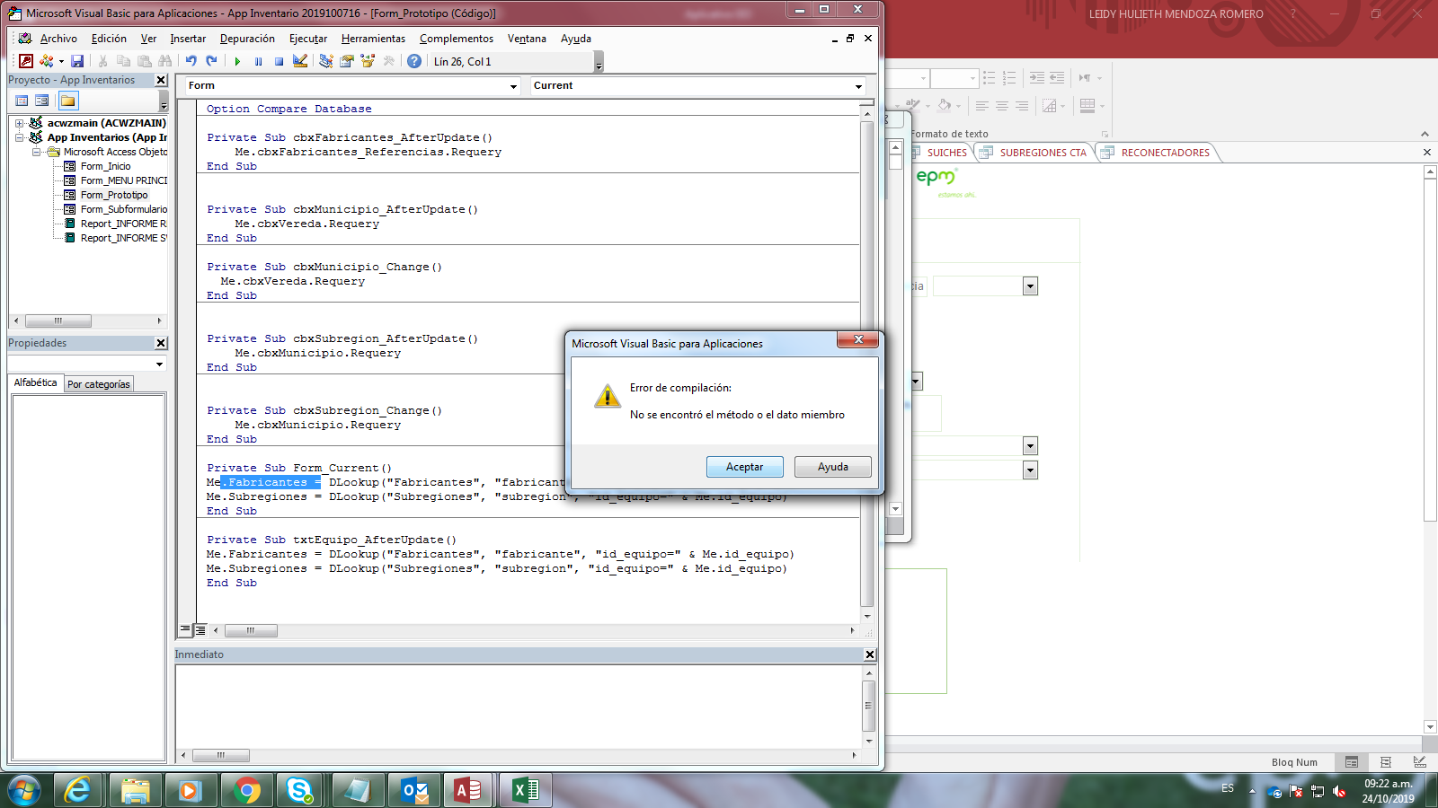 Tengo Un Formulario Con Combobox Y Deseo Que Al Cargar La Información Del Formulario Se Cargue