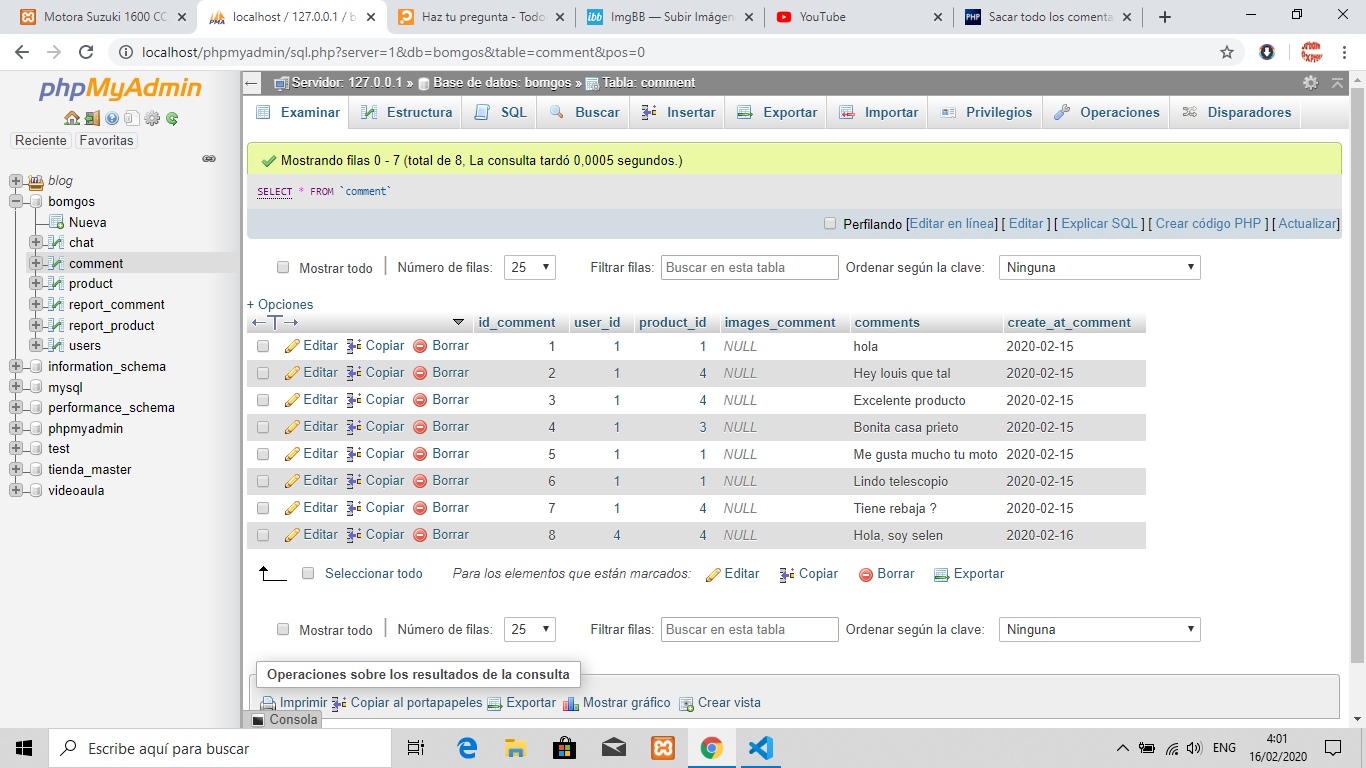 Sacar todo los comentarios de una publicación | Problemas en mi ...