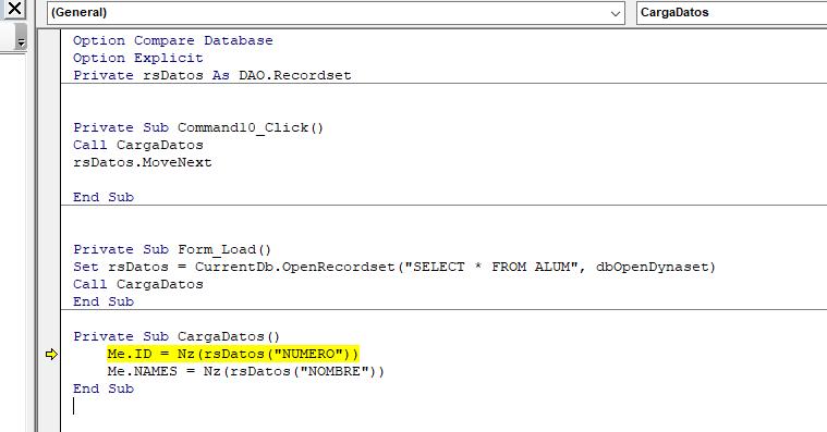Donde tengo el error acces - Microsoft Access - Todoexpertos.com