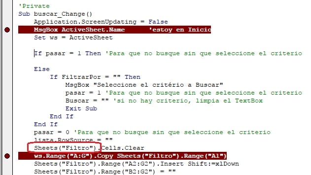 Error 1004 en tiempo de ejecución. Error definido por la aplicación o ...