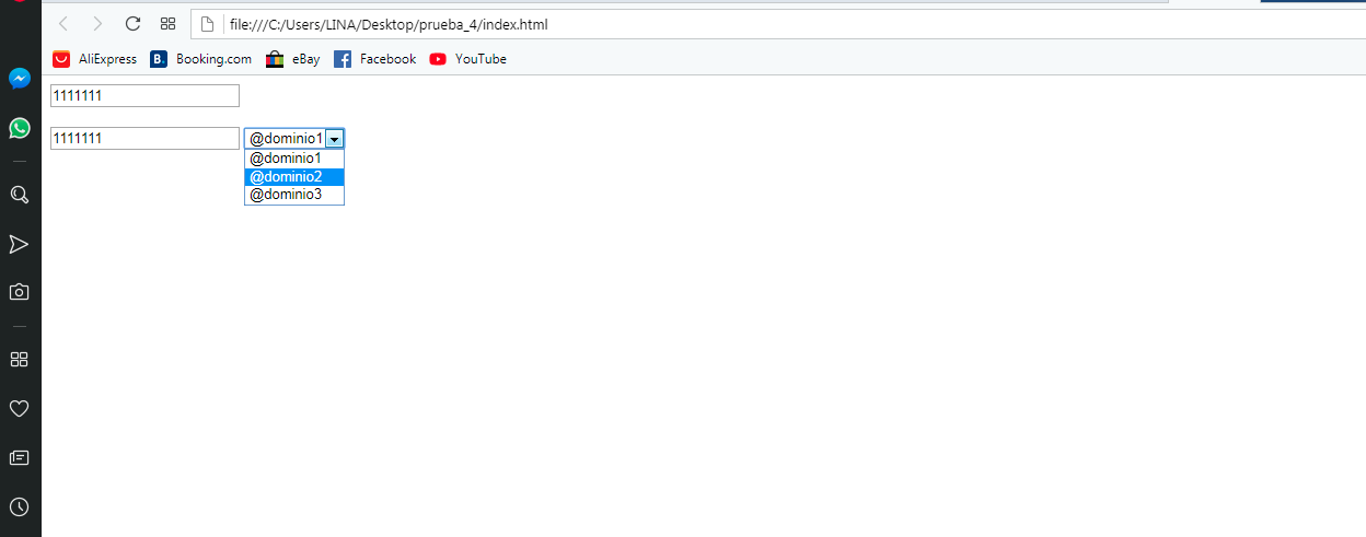 Agregar Valores A Un Campo Texto Desde Un Campo Select Javascript