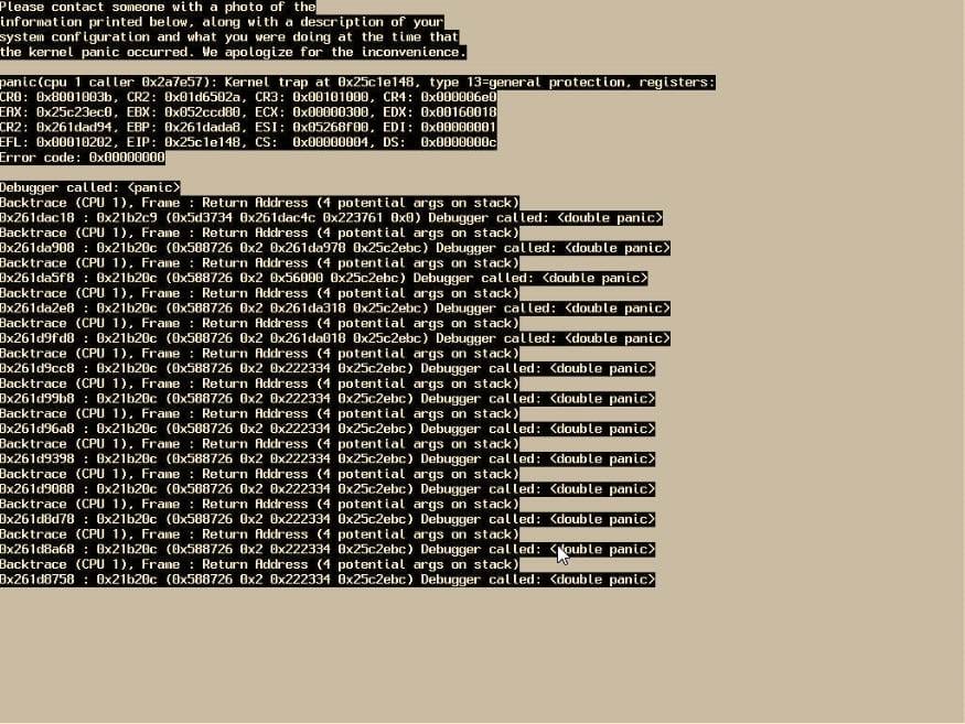 Error de kernel panic corriendo Mac OS X Snow Leopard en Virtualbox ...