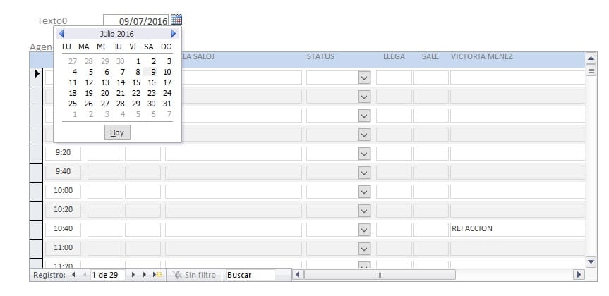 Dejar fijo el Date Picker Access - Microsoft Access - Todoexpertos.com