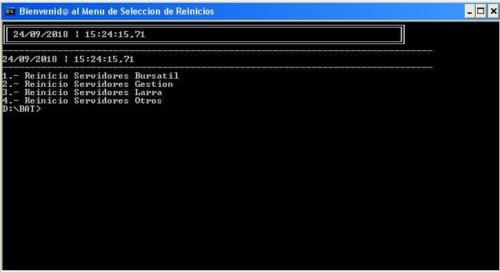 Cómo ejecutar un bat que contiene código ascii? - MS-DOS - Todoexpertos.com