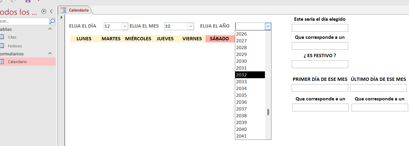 Bucle con fechas en calendario - Visual Basic - Todoexpertos.com