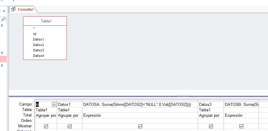 Unir dos columnas en una con distintos datos. SQL ACCESS - Visual Basic - Todoexpertos.com
