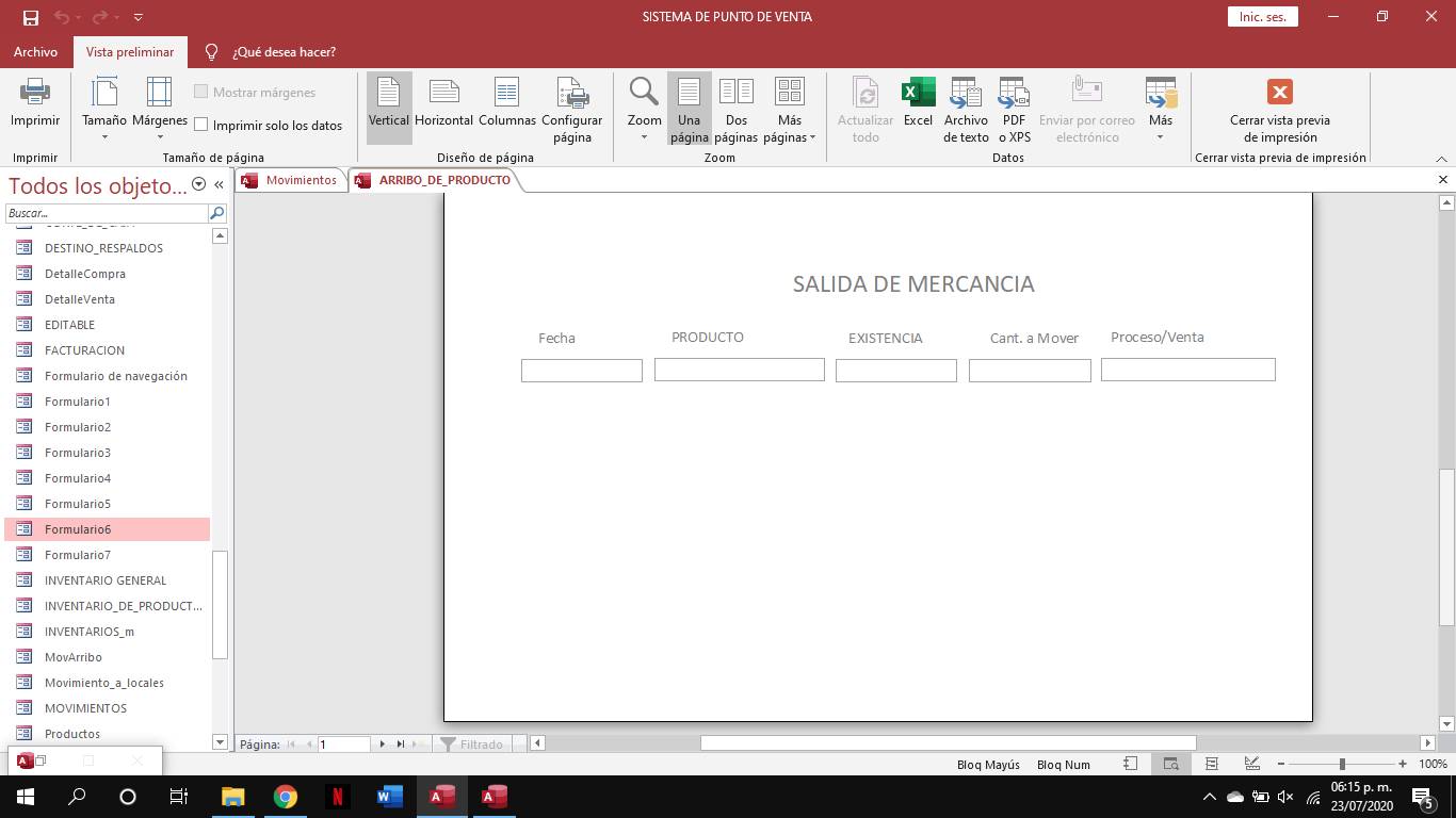 Llenar reporte automaticamente con datos de un formulario - Microsoft Access - Todoexpertos.com