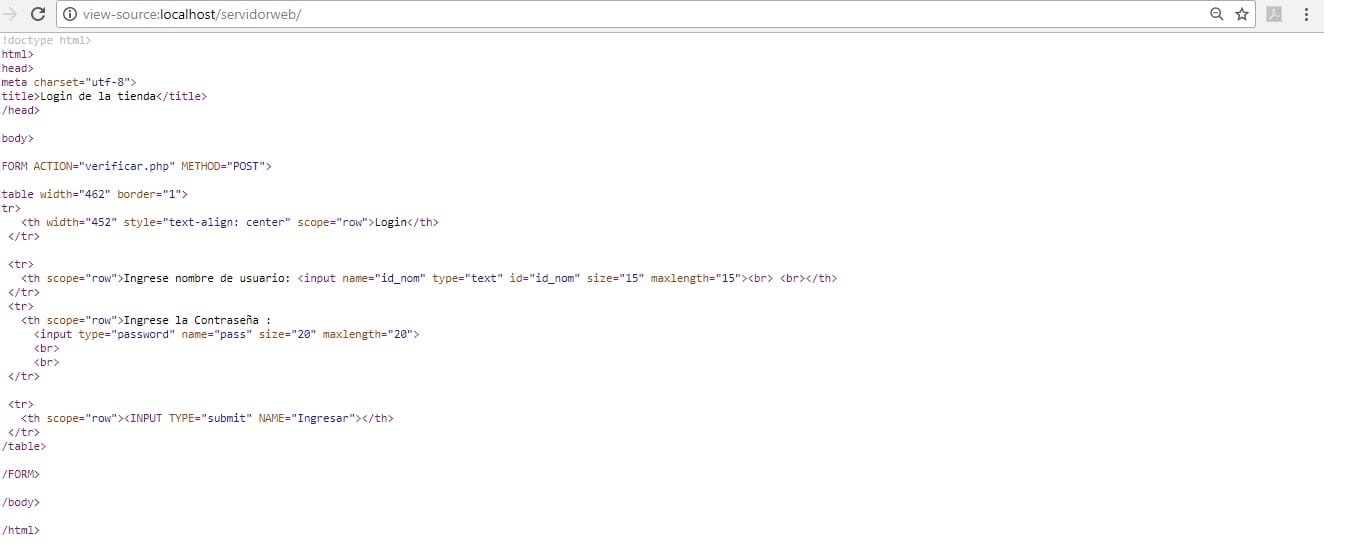 Aparece un mensaje de error al momento de verificar el usuario y su contraseña estoy utilizando ...