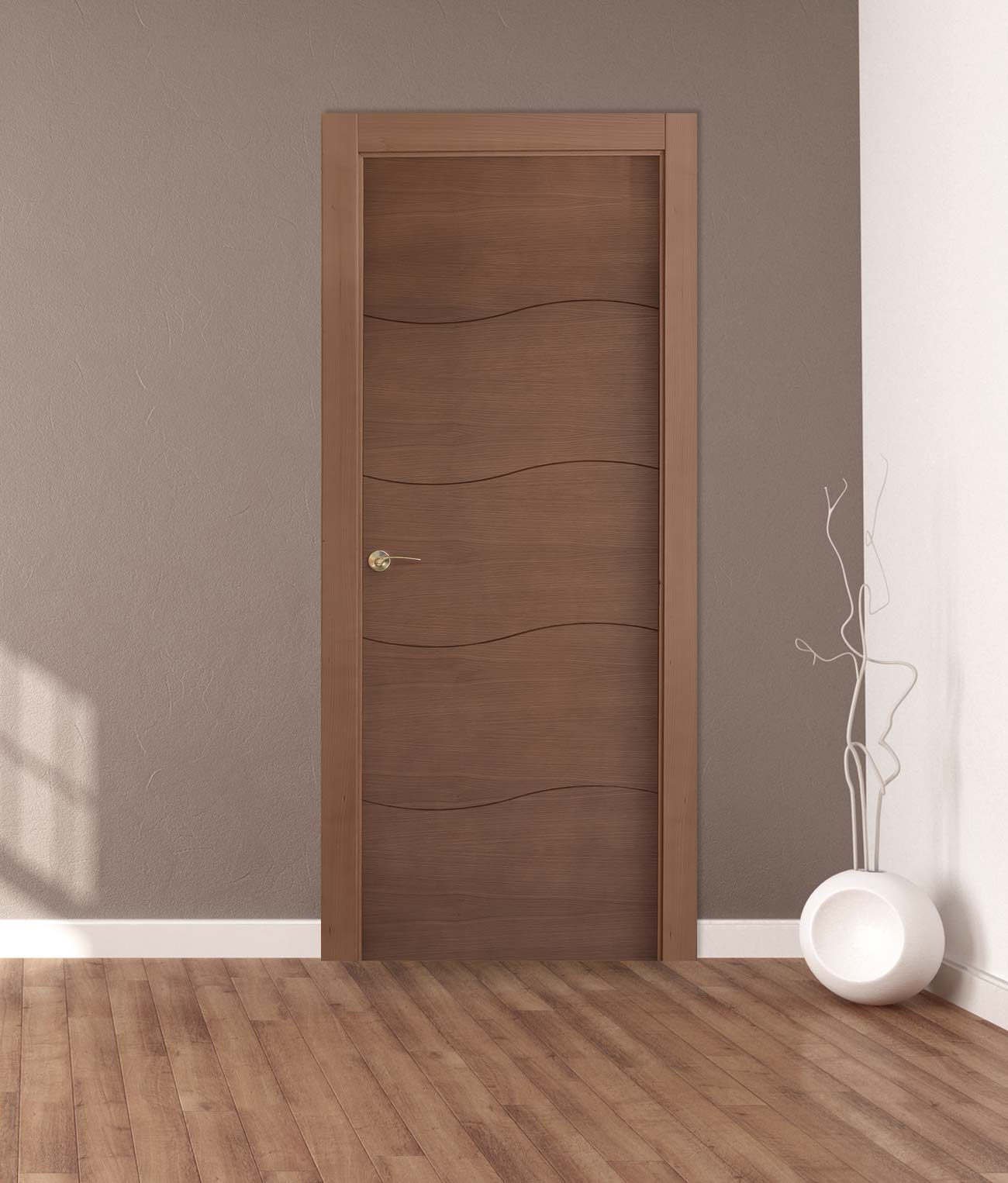 Puertas roble, suelo laminado roble, ¿Rodapiés blanco? - Casa y Jardín ...