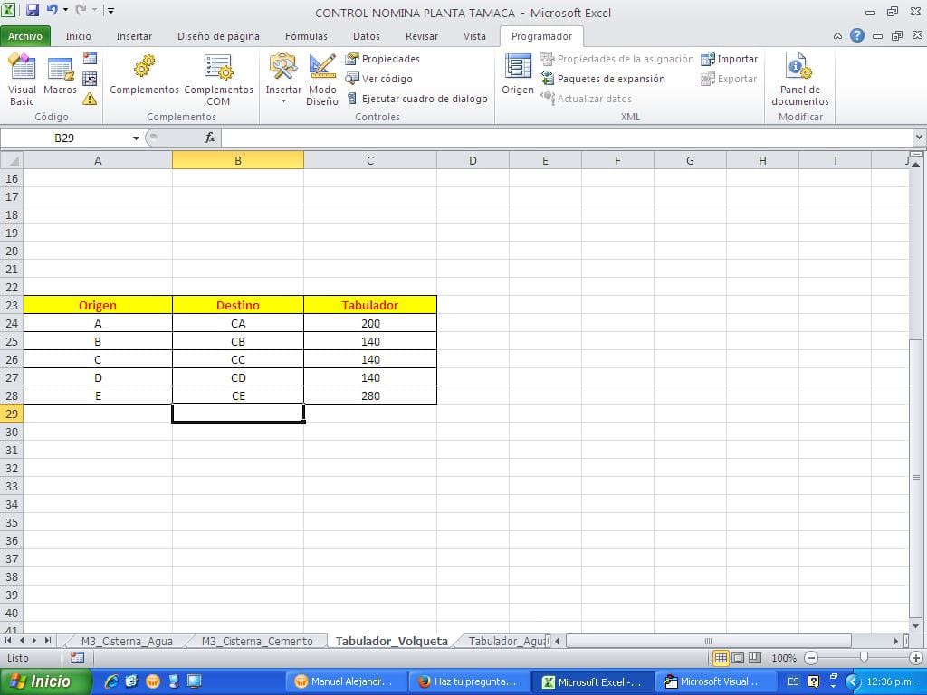 Cargar combobox con dos columnas - Microsoft Excel - Todoexpertos.com