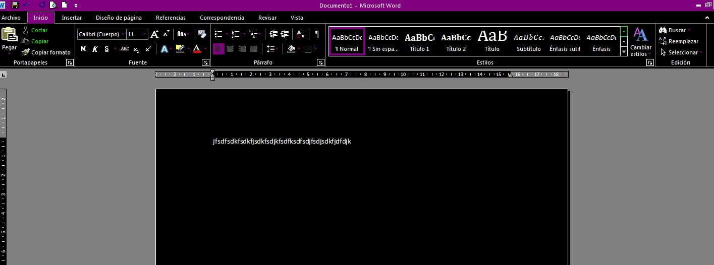 Al abrir el word me sale fondo negro y letras blanca - Microsoft Word ...