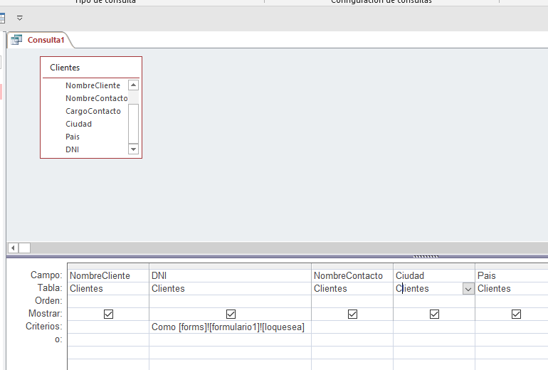 Ejecutar consulta desde formulario en base a un criterio - Microsoft ...