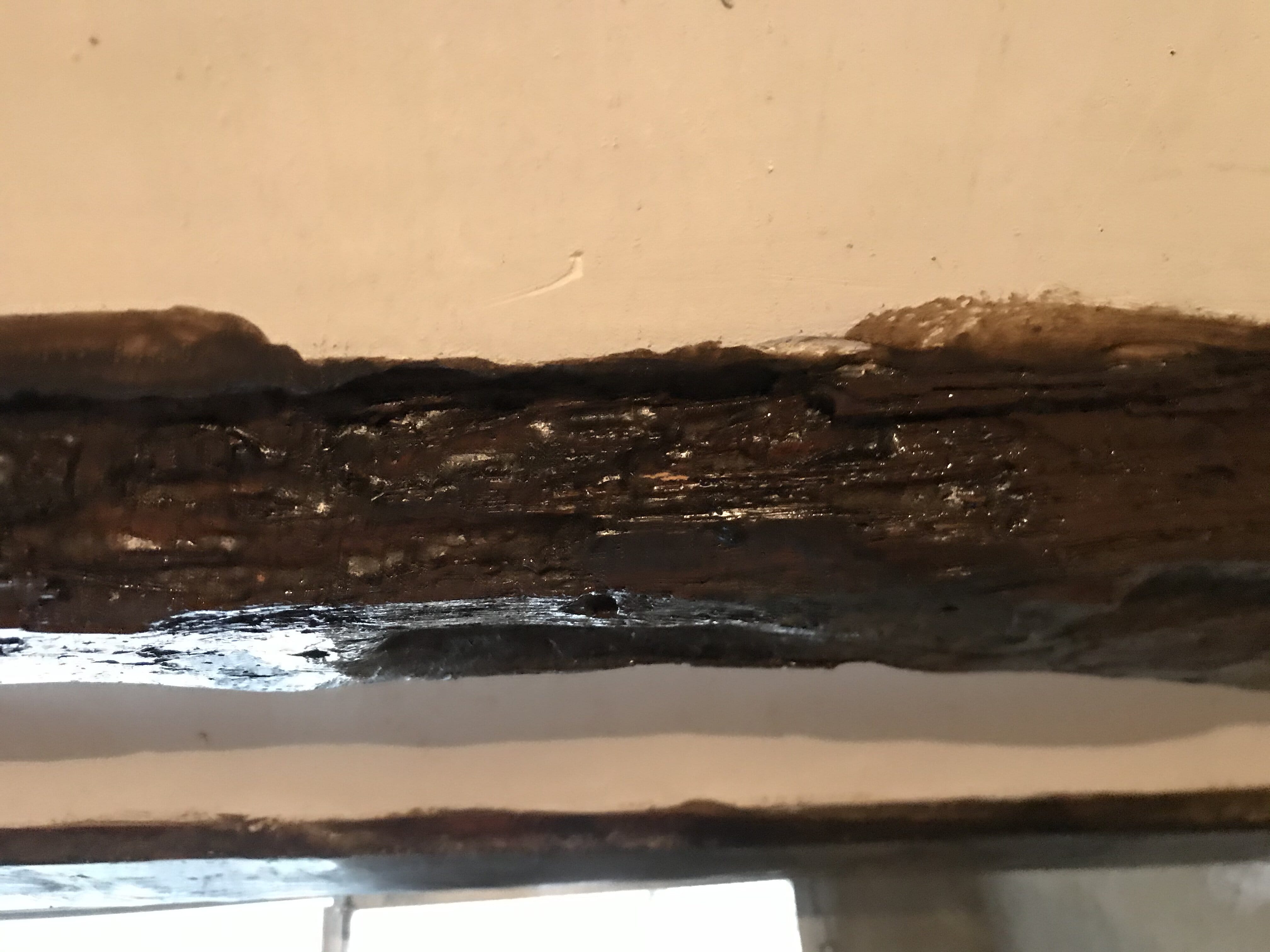 Vigas de madera carcomidas y luego destripadas - Arquitectura ...