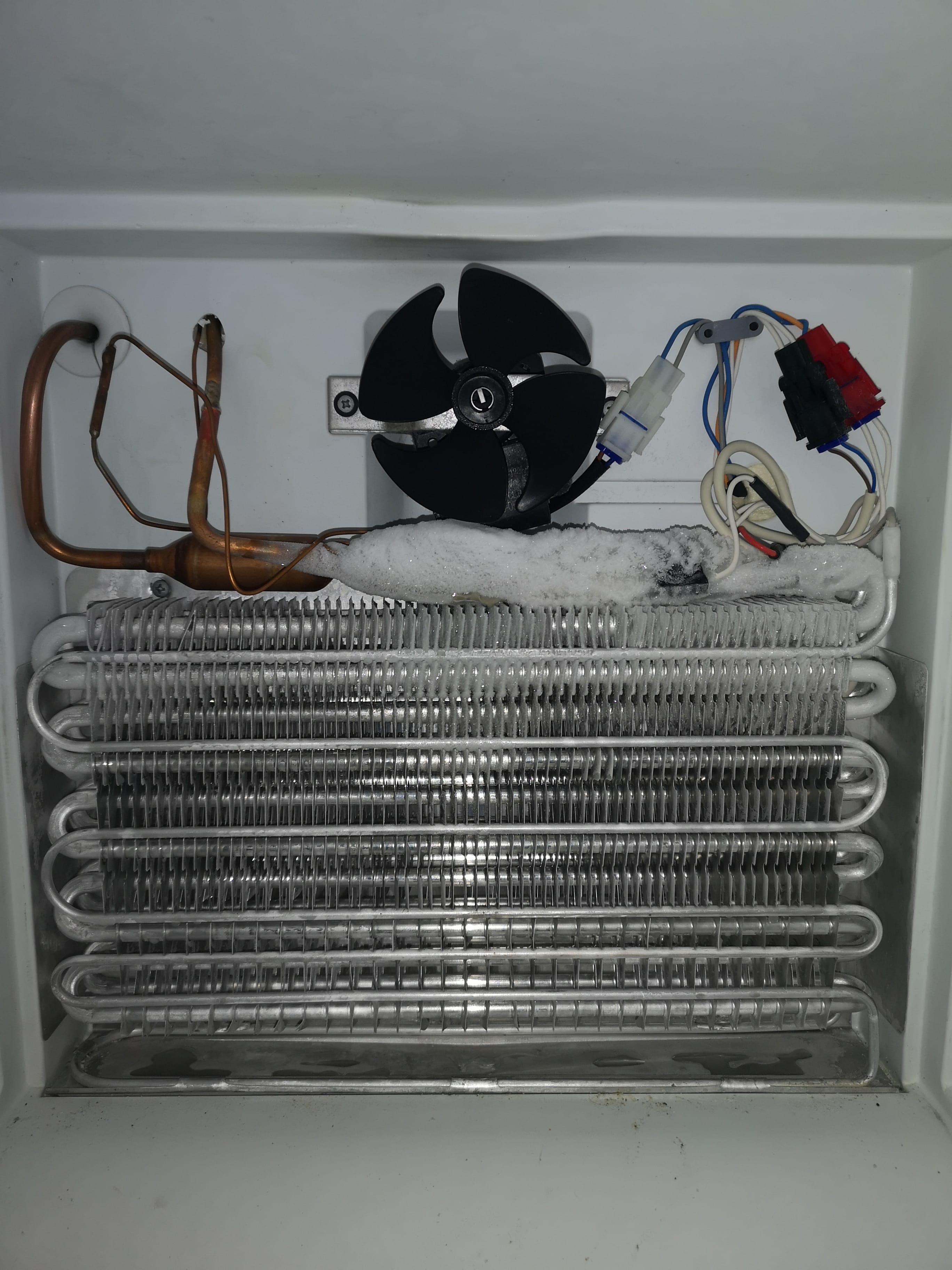 Hielo en evaporador del congelador Fagor 2FC-47 NF y alta frecuencia de encendido ...