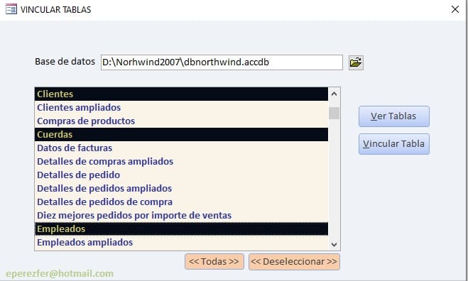 Como linkear tablas vba access - Microsoft Access - Todoexpertos.com