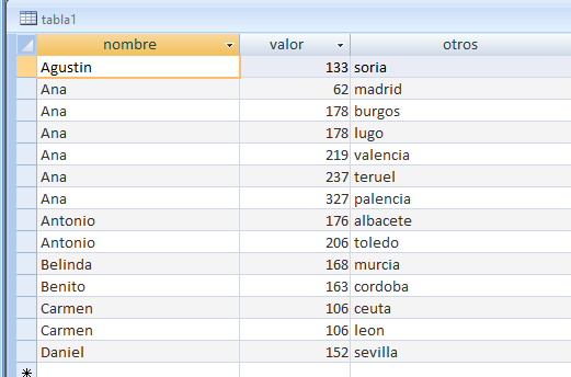 Comparar valor de un registro de una tabla con el del registro siguiente - Microsoft Access ...